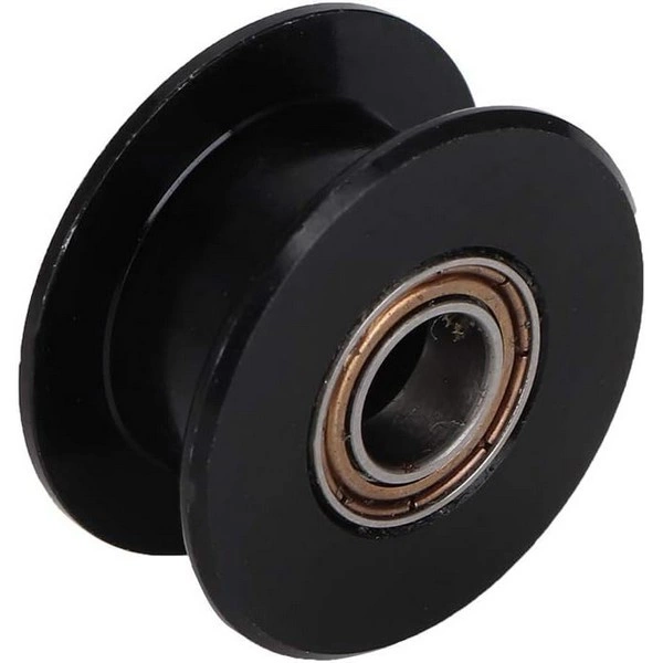 GT2 pulley without teeth - black - 5mm axle - for 6mm belt - RepRap 3D ...