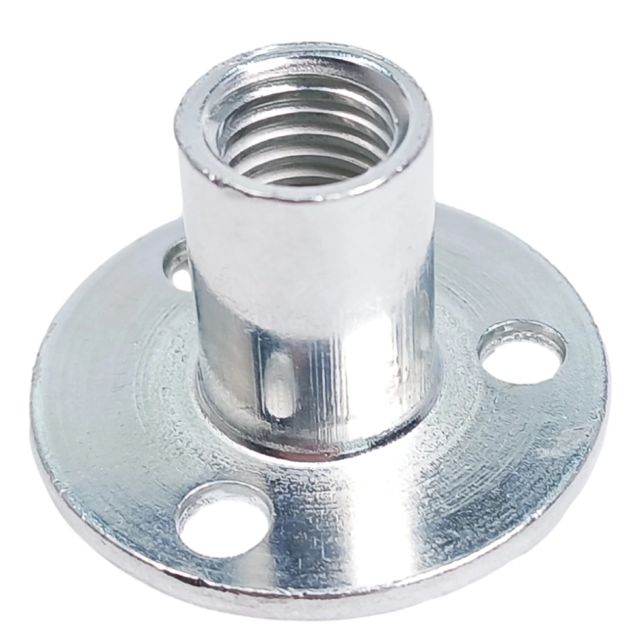 M10 lock nut with flange - 3-hole