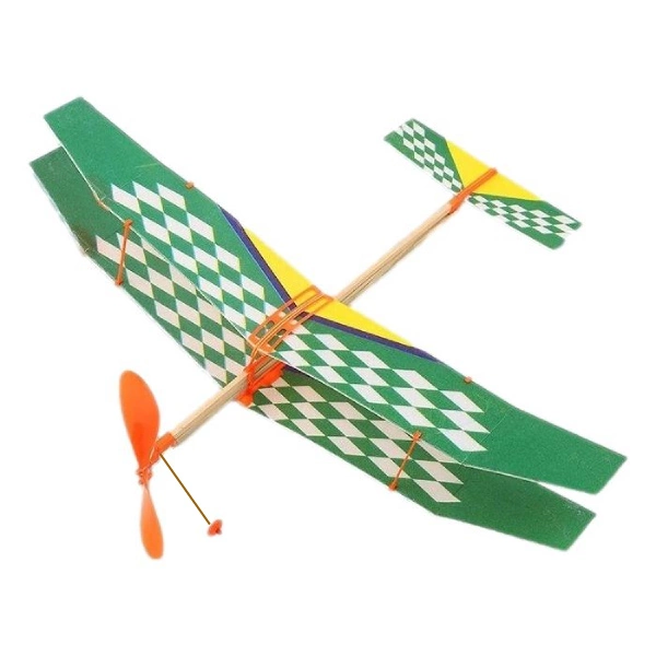 Sky Touch II 500mm Biplane - Lightweight Rubber Powered Model