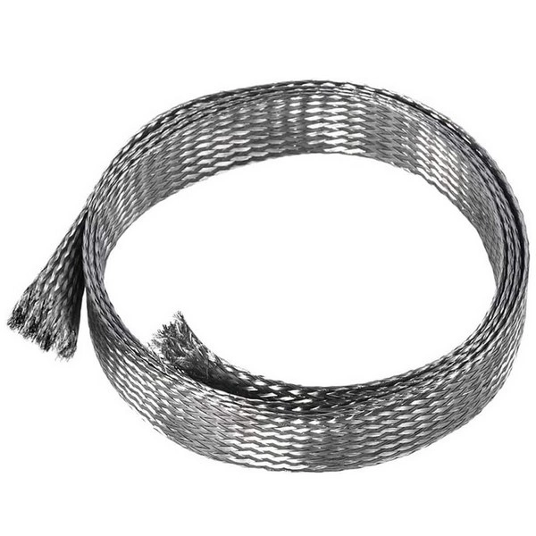 Stainless steel braid for 8mm cables - Flexible ground - Braid - 1mb ...