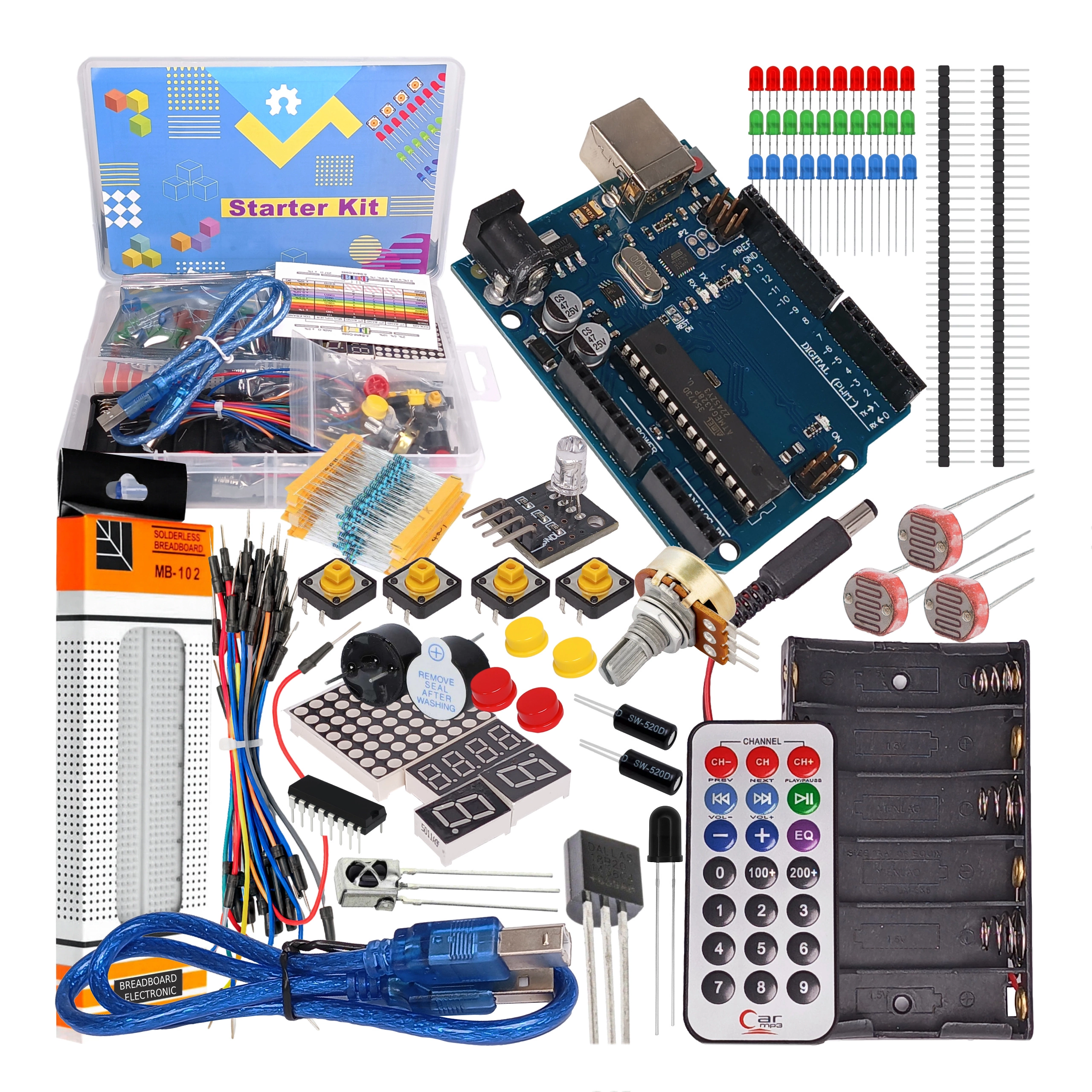 Arduino starter kit. Zestaw startowy Uno