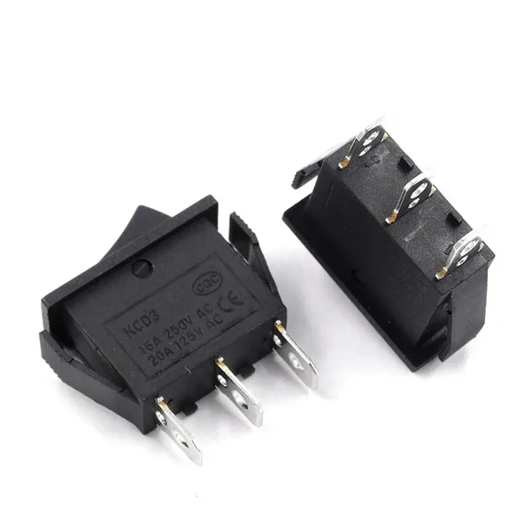 KCD3 rocker switch - ON/OFF switch - 230V - 3 PIN | ABC-RC Shop