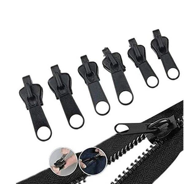 Black zippers 6 pcs - Zipper repair kit - lock - locks | ABC-RC Shop