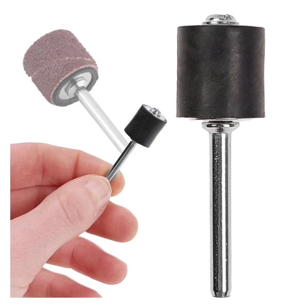 Rubber mandrel for grinder - 3x13mm - grinding ring holder - Dremel