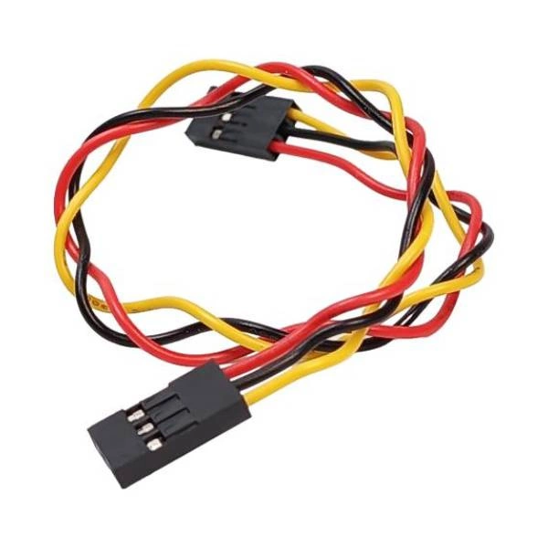 Przewód DuPont Żeńsko-Żeński 3 PIN 20cm - Przedłużacz Złącza Kołkowego