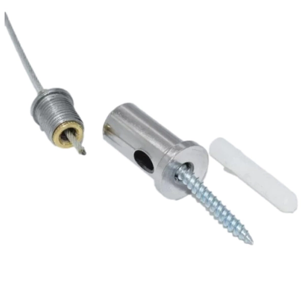 Self-clamping Steel Cable Holder for Lighting Cable System